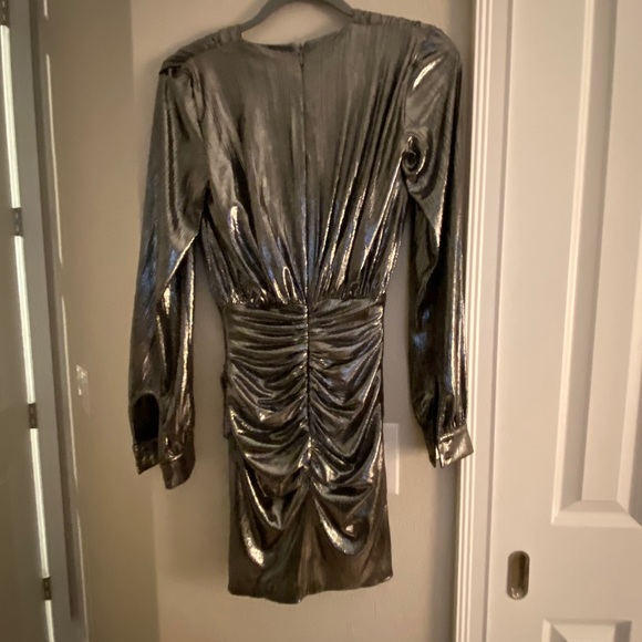 House of CB | Dresses | House Of Cb Silver Dress | Poshmark